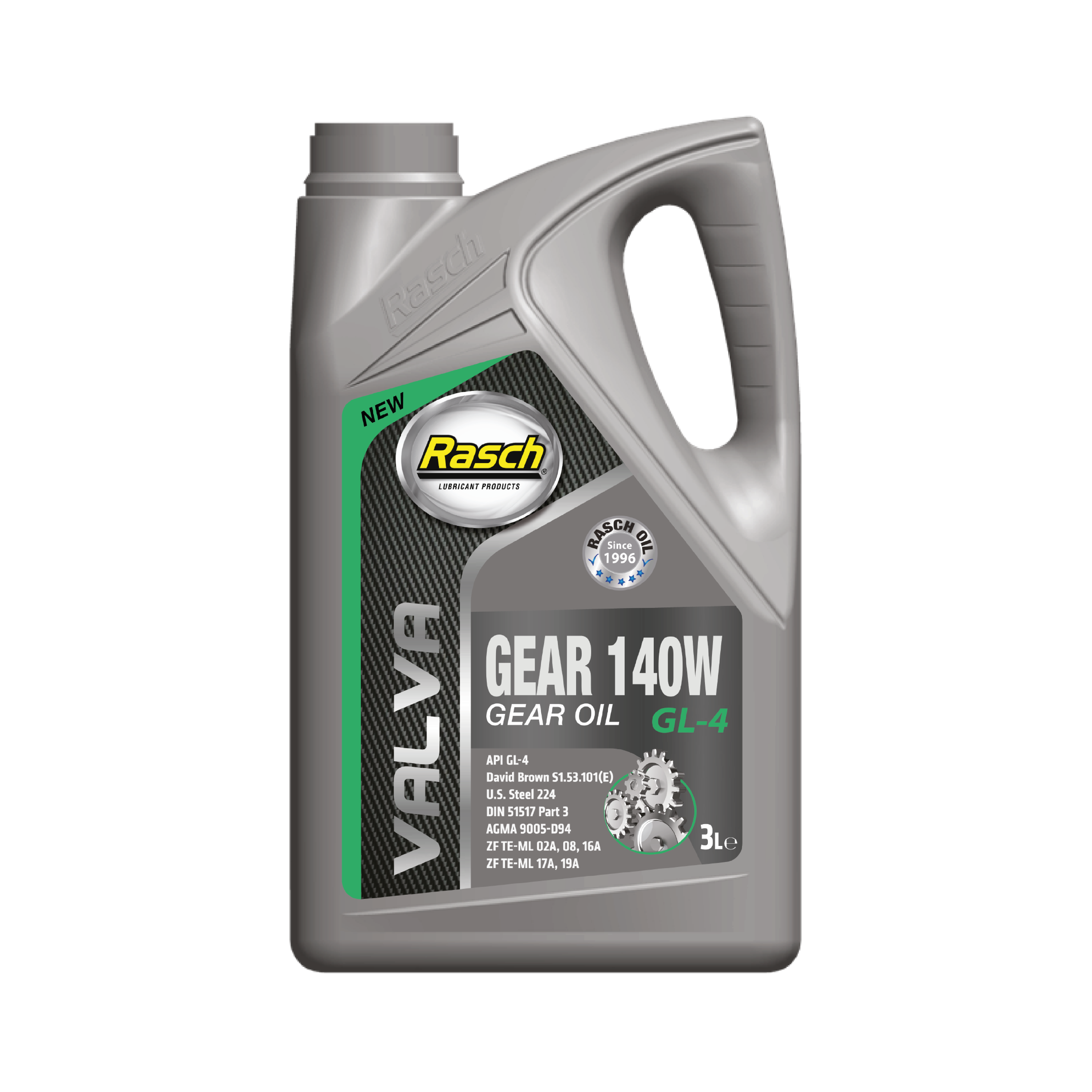 RASCH VALVA GEAR OIL 140W GL-4 - Rasch